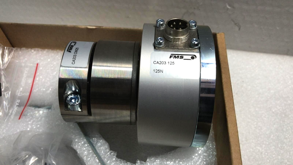 FMS CA203.125 W/ FMS CA203.DM25 Force Measuring Sensor with Dead Shaft ...