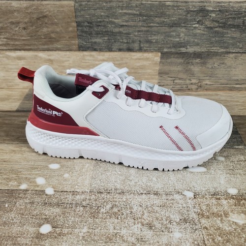Timberland PRO Setra Womens Work Shoes Sz 9.5 M Cream Cranberry Lace Up ...