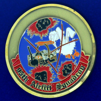 USAF 95th Airlift Squadron Challenge Coin C-40 | eBay