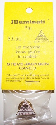 Illuminati Game Special Operations Logo Metal Enamel Pin Steve Jackson ...