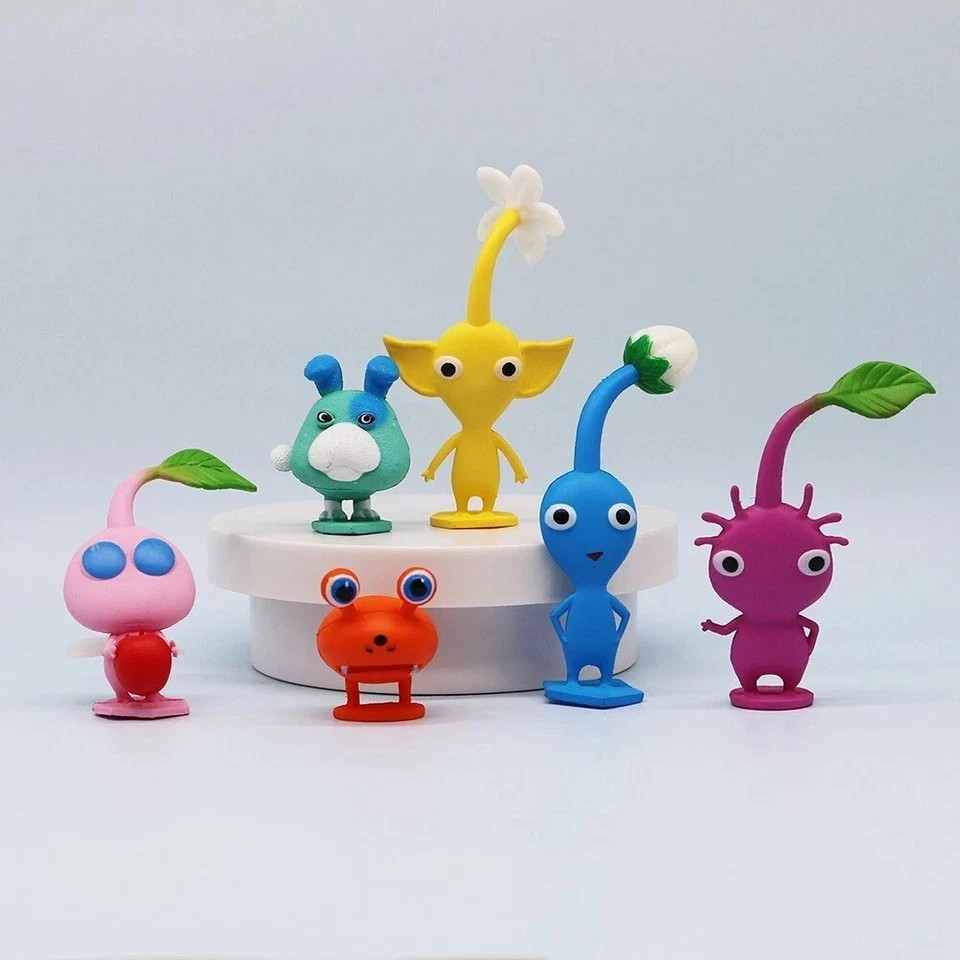 12-Piece Set PIKMIN Figure Captain Olimar PIKMIN PVC Figure Toys | eBay