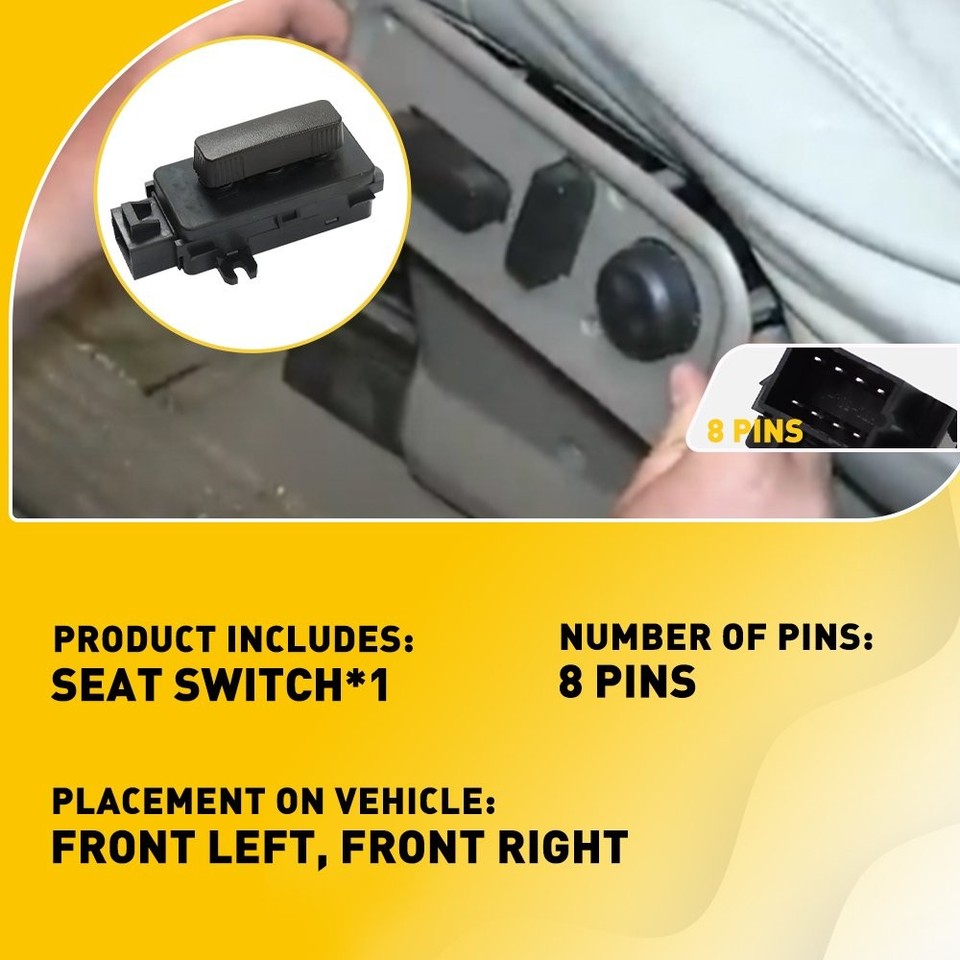 Power Seat Control Switch Front LH Or RH Fits For Silverado 1500 2500 ...