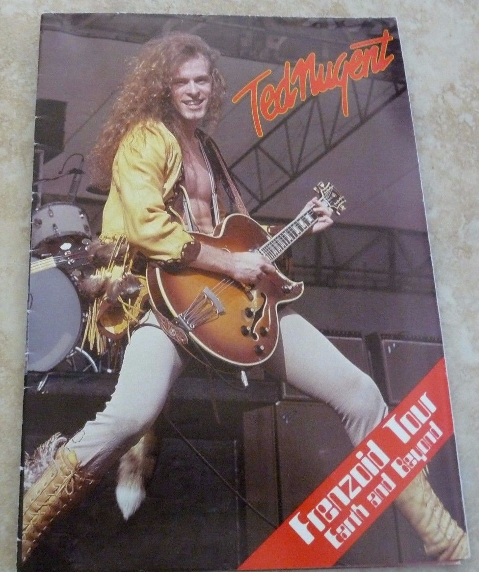 Ted Nugent Signed Autographed Frenzoid Tour Program Poster Beckett ...