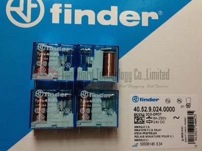 FINDER TYPE 40.52 40.52.9.024.0000 24VDC Power Relay 8 Pins 8A 250V x ...