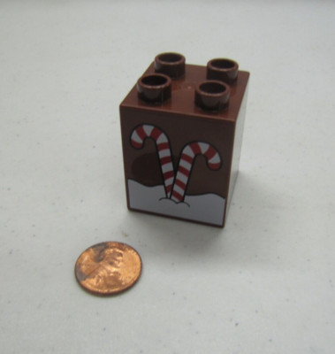 Lego Duplo Candy Cane Christmas Holiday Celebration Specialty Printed ...