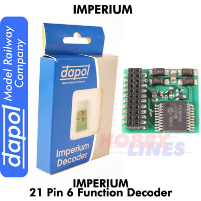 IMPERIUM1 - 21 Pin 6 Function DECODER Imperium 1 Dapol Model Railway 5016927028848 | eBay UK