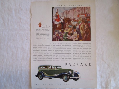 1932 Packard Full Color Print Advertisements (3) | eBay