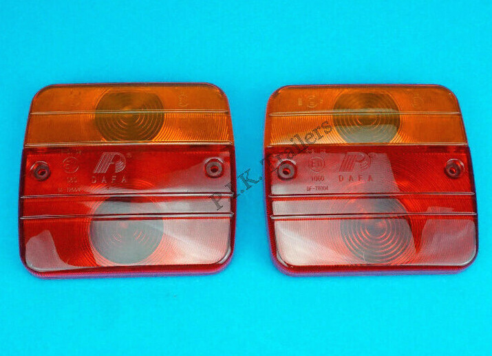 2 x Replacement Lens for DAFA Rear Trailer Lamps - DF-TR004 #GWZ | eBay
