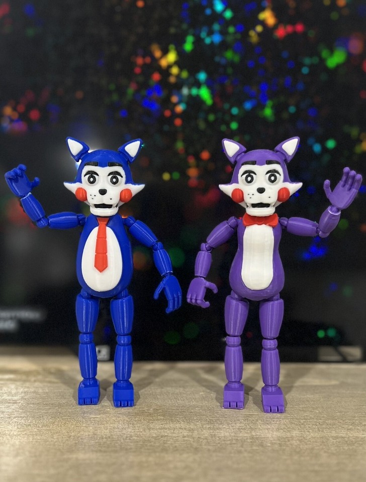 FNAC 2 Pack Combo! Articulating Figures FNAF Five Nights At Freddy’s | eBay