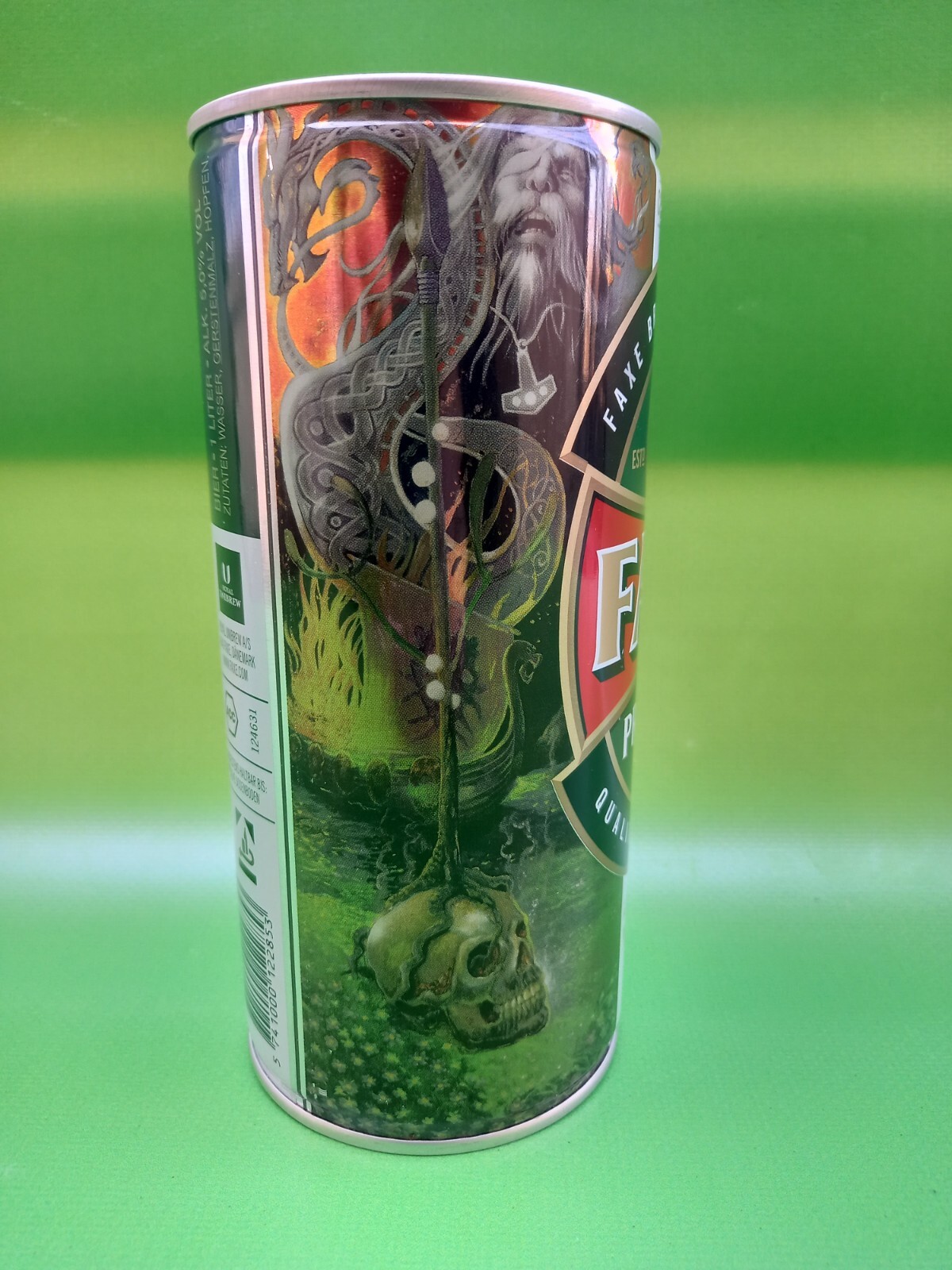 2021 FAXE Limited Edition Hear the VIKING Saga Beer EMPTY Can 1L ...