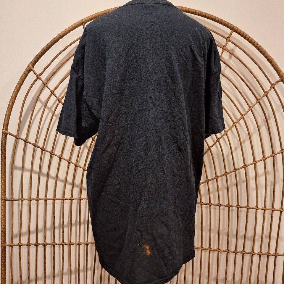 KXM Gildan Tee Shirt Band T-shirt Black XL Retro Merch Rock Metal WITH ...