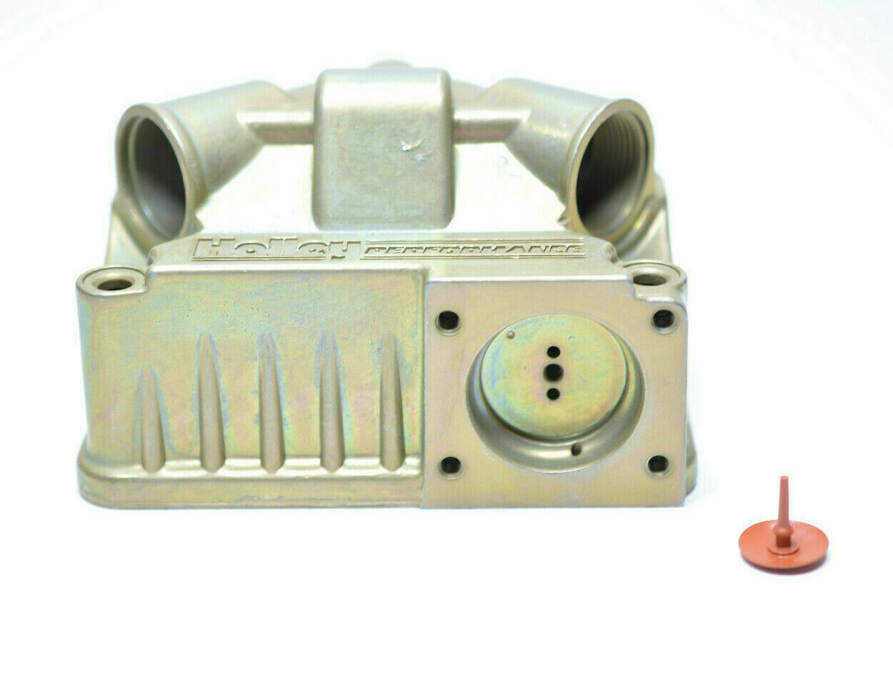 Dual Inlet Primary Center Hung Fuel Bowl Double Pumper | Fits: Holley ...