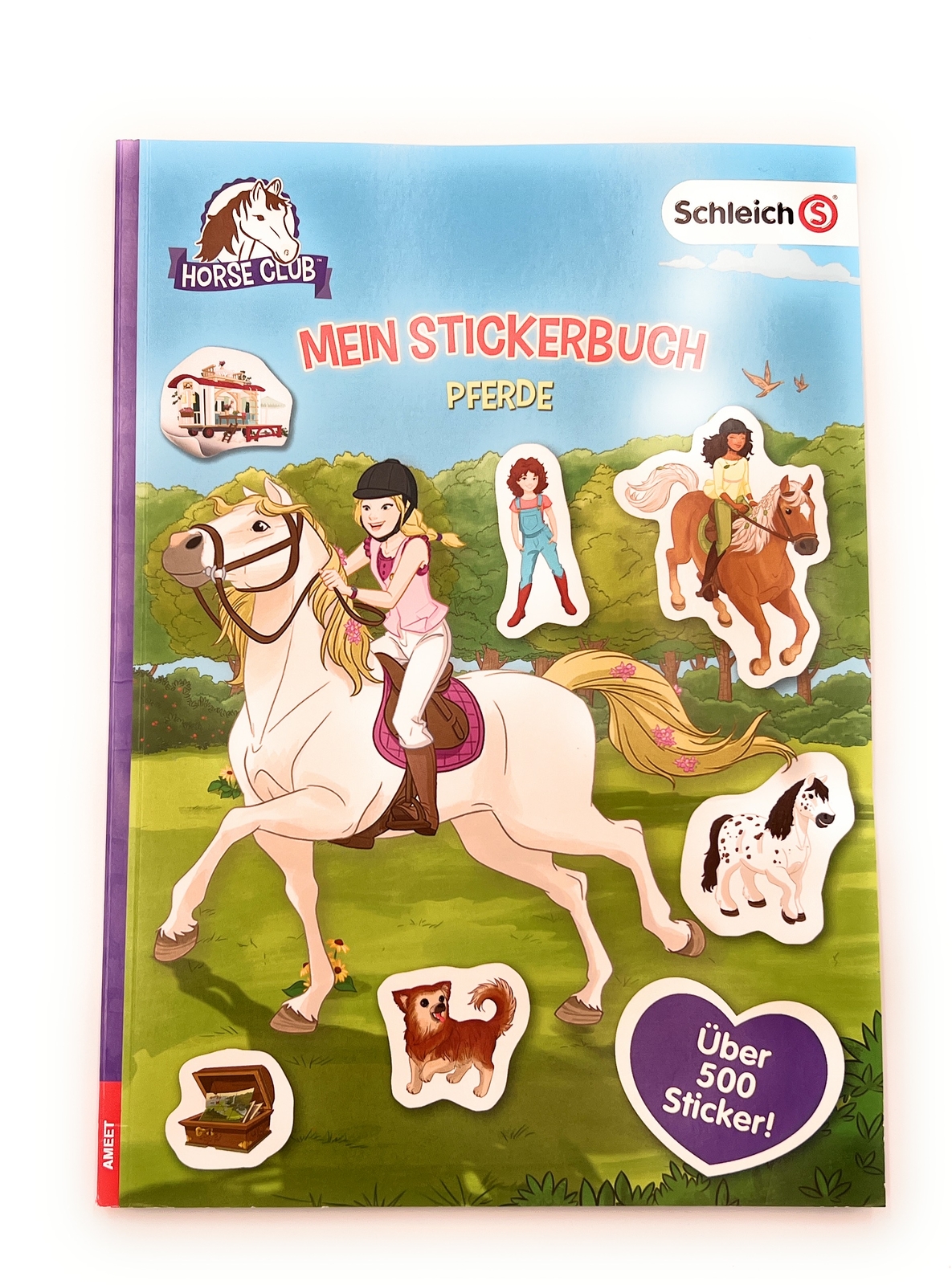 Schleich Horse Club Stickerbuch Pferde über 500 Sticker Rätselblock ...