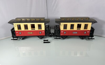 LGB Lehmann #3011 2nd Class G Scale Passenger Coach Train Cars - Lot Of ...