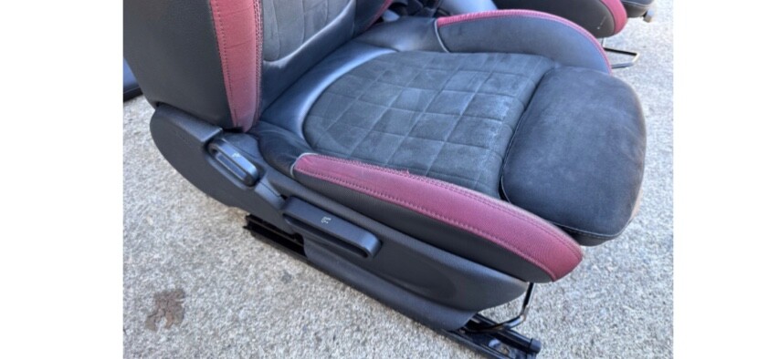 MINI COOPER F56 JCW WORKS ALCANTARA BUCKET SEATS SITZE BOLSTERS ...