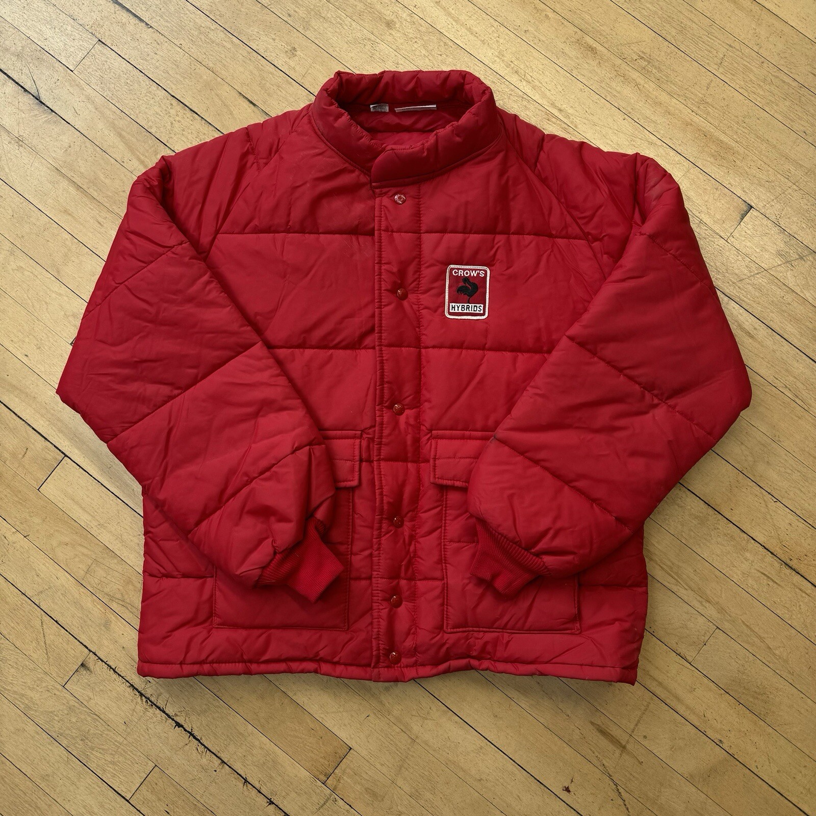 Vintage 70s Crows Hybrid King Louie Puffer Coat Sz XL - Gem