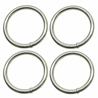 5mm x 40mm Steel Round O Rings Welded Zinc Plated 4 PACK DK38 | eBay