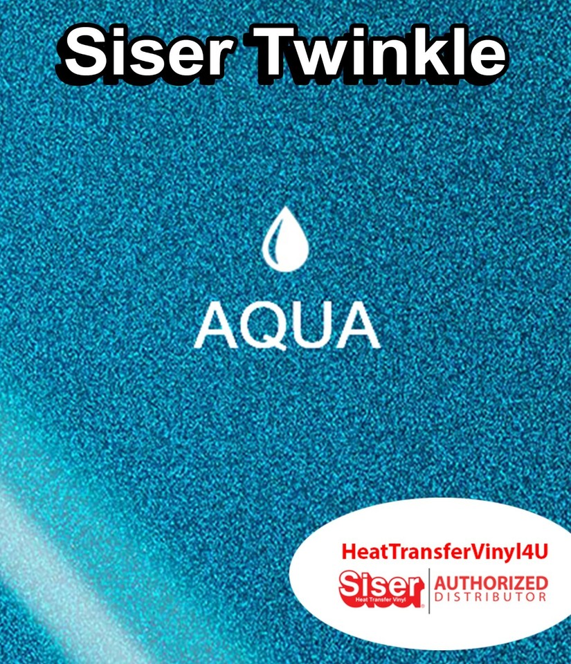 Siser Twinkle Heat Transfer Vinyl Reflective Glitter 20" x 10 Yards ...