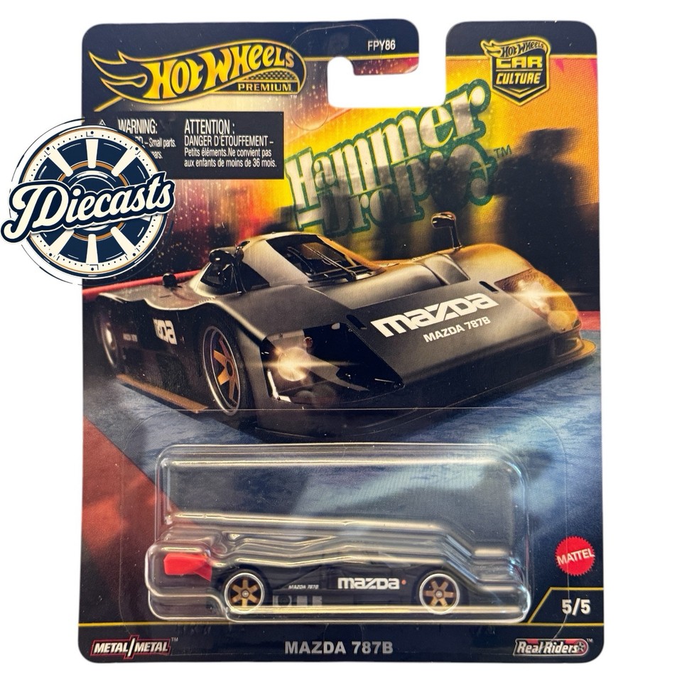 HOT WHEELS PREMIUM MAZDA 797B HAMMER DROPS CAR CULTURE 1:64 DIECAST ...