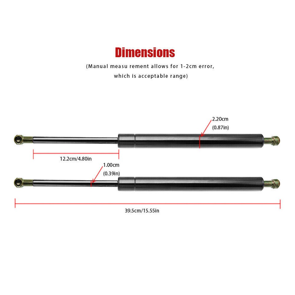 For 2002-2010 Lexus SC430 Rear Trunk Lift Supports Gas Struts Shocks ...