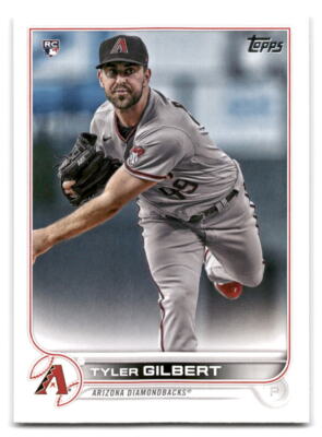 Tyler Gilbert 2022 Topps Baseball #130 Arizona Diamondbacks Rookie RC ...