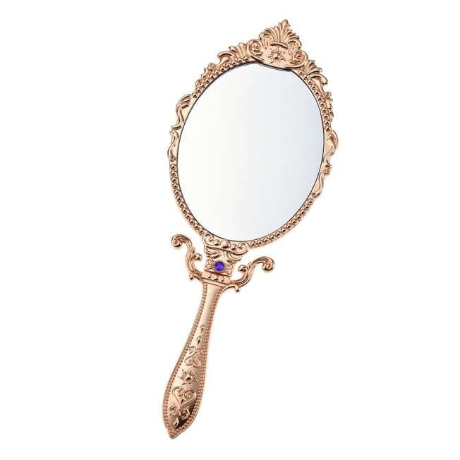Disney Store Limited Tangled Rapunzel Pascal Hand Mirror Gold Japan ...
