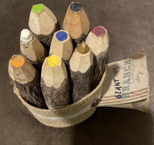 Set Of 8 Handcrafted In Thailand Giant Branch Crayons Great Gift Or ...