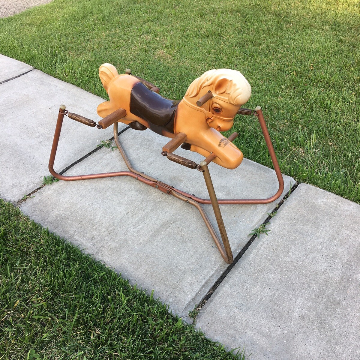 Original Wonder Rocking Horse Lot The Wonder Horse Kid's Wood