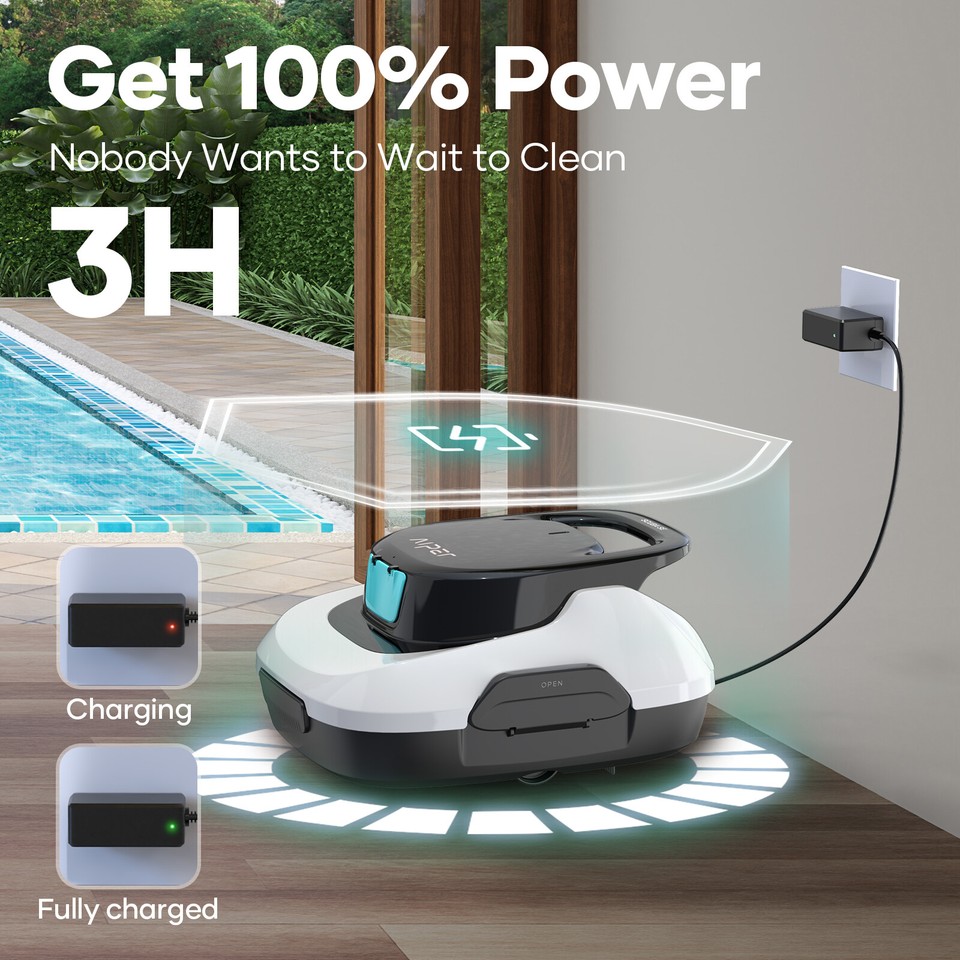 AIPER Scuba SE Pool Robot Cordless Vacuum Cleaner Robotic for Above ...