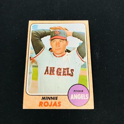 1968 Topps MINNIE ROJAS #305 California Angels EX *JY02 | eBay