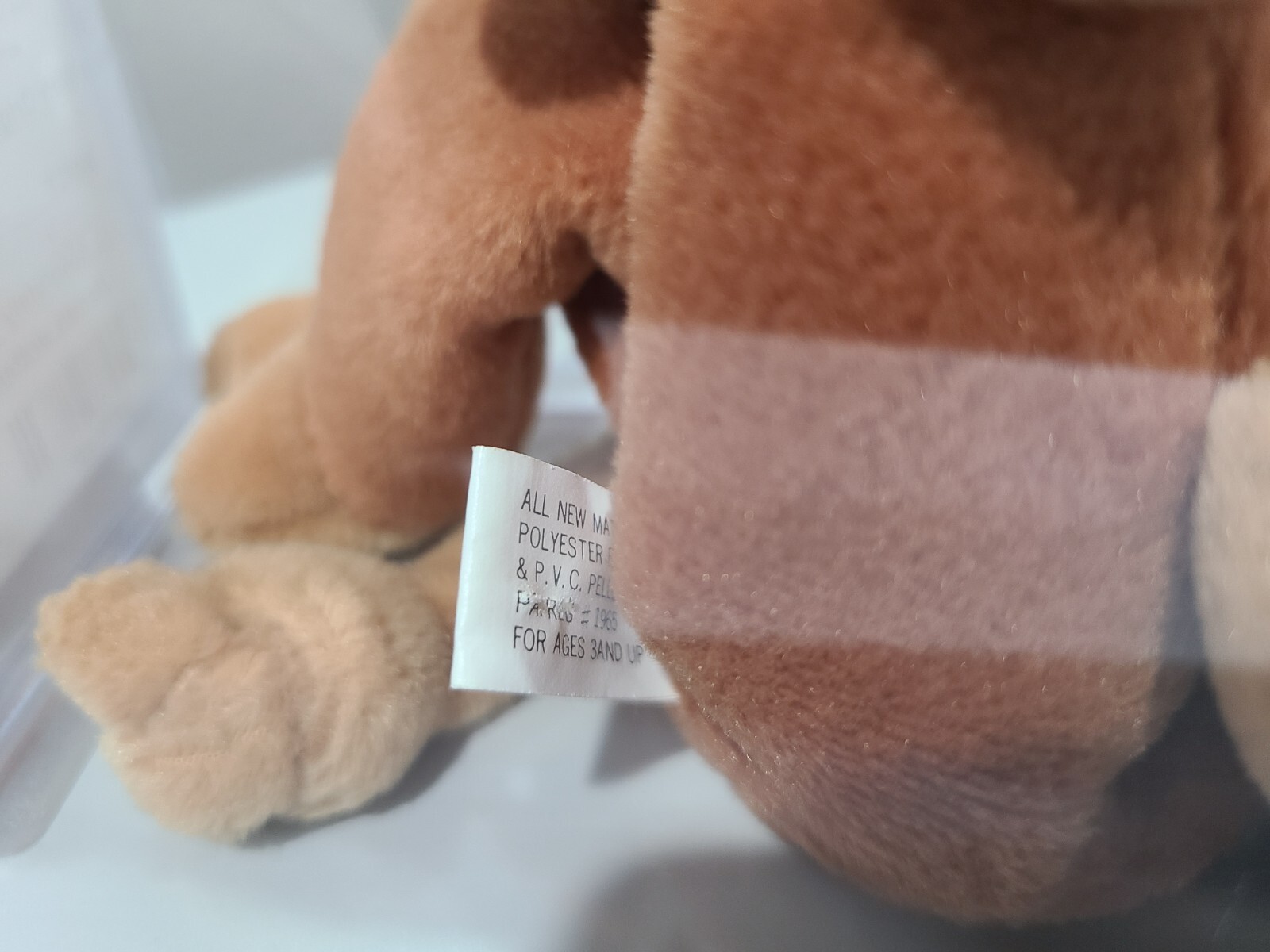 Ty Beanie Baby Babies Rare 3rd 1st Gen Tag Nana Bongo Sticker TBB ...