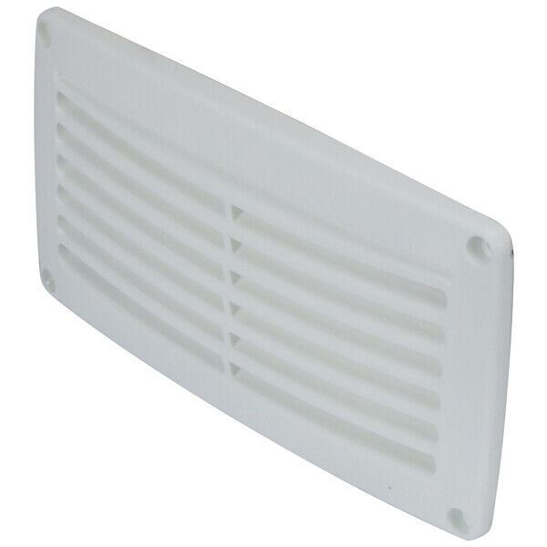 Air Vent x2, White Arc Edge Louvre Caravan, 206 x 106mm Wall Vent, Boat ...