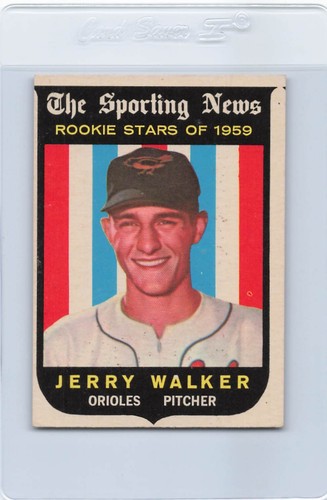 1959 Topps #144 Jerry Walker Orioles VG/EX *6695 | eBay
