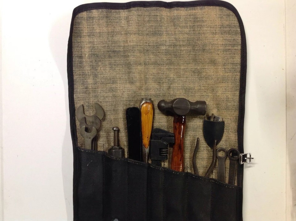 MG TD MG TF Tool Roll hand-made copy made In emulsion backed jute as ...