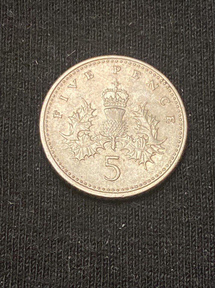 1990 Great Britain 5 Five Pence Coin | eBay