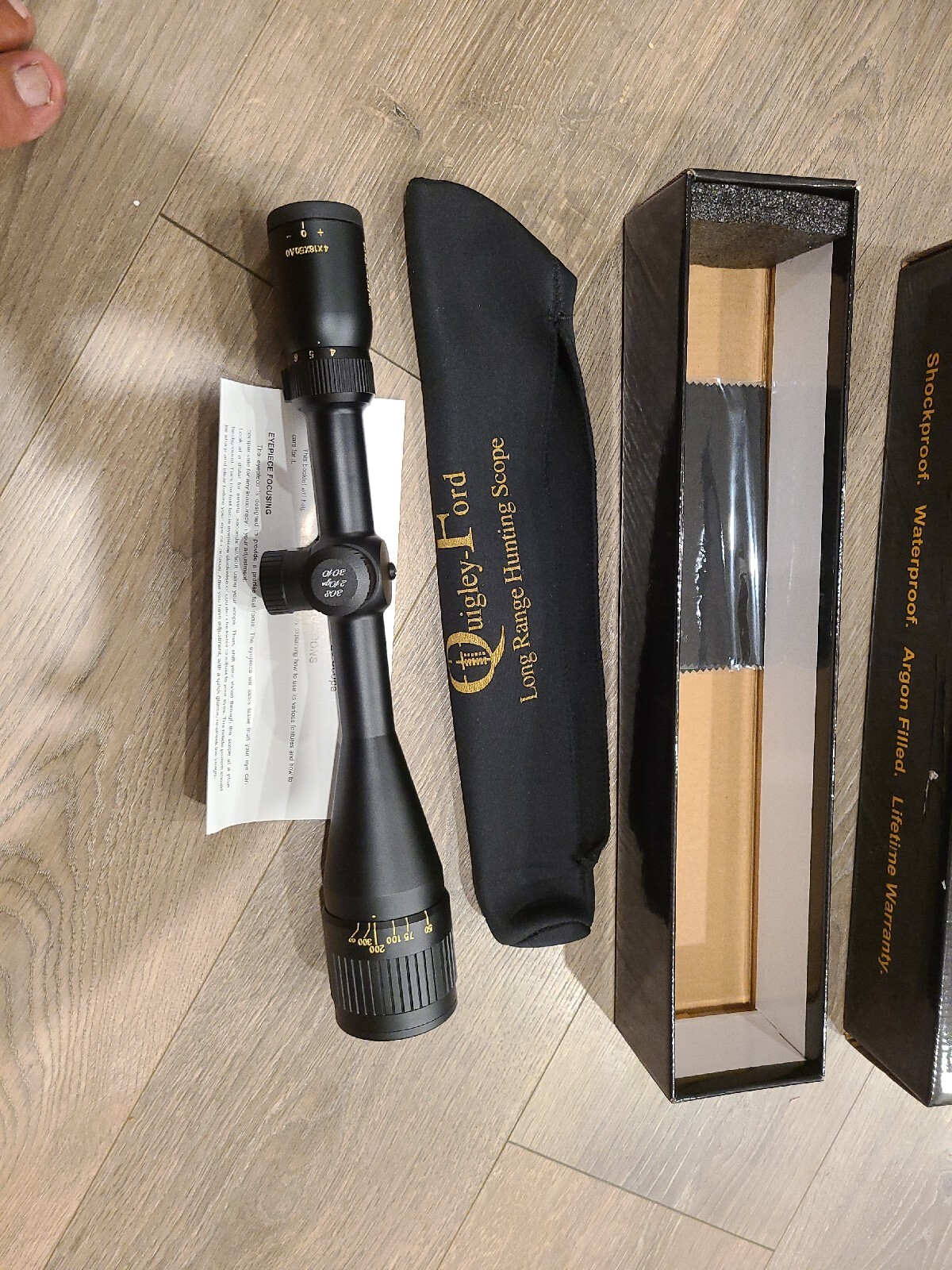 Quigley-Ford Long Range Scope 4-16x50 AO. Long Range Scope. | eBay