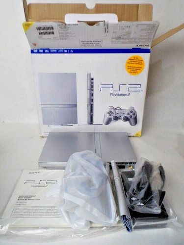Sony PlayStation 2 Slim Console - Satin Silver for sale online | eBay