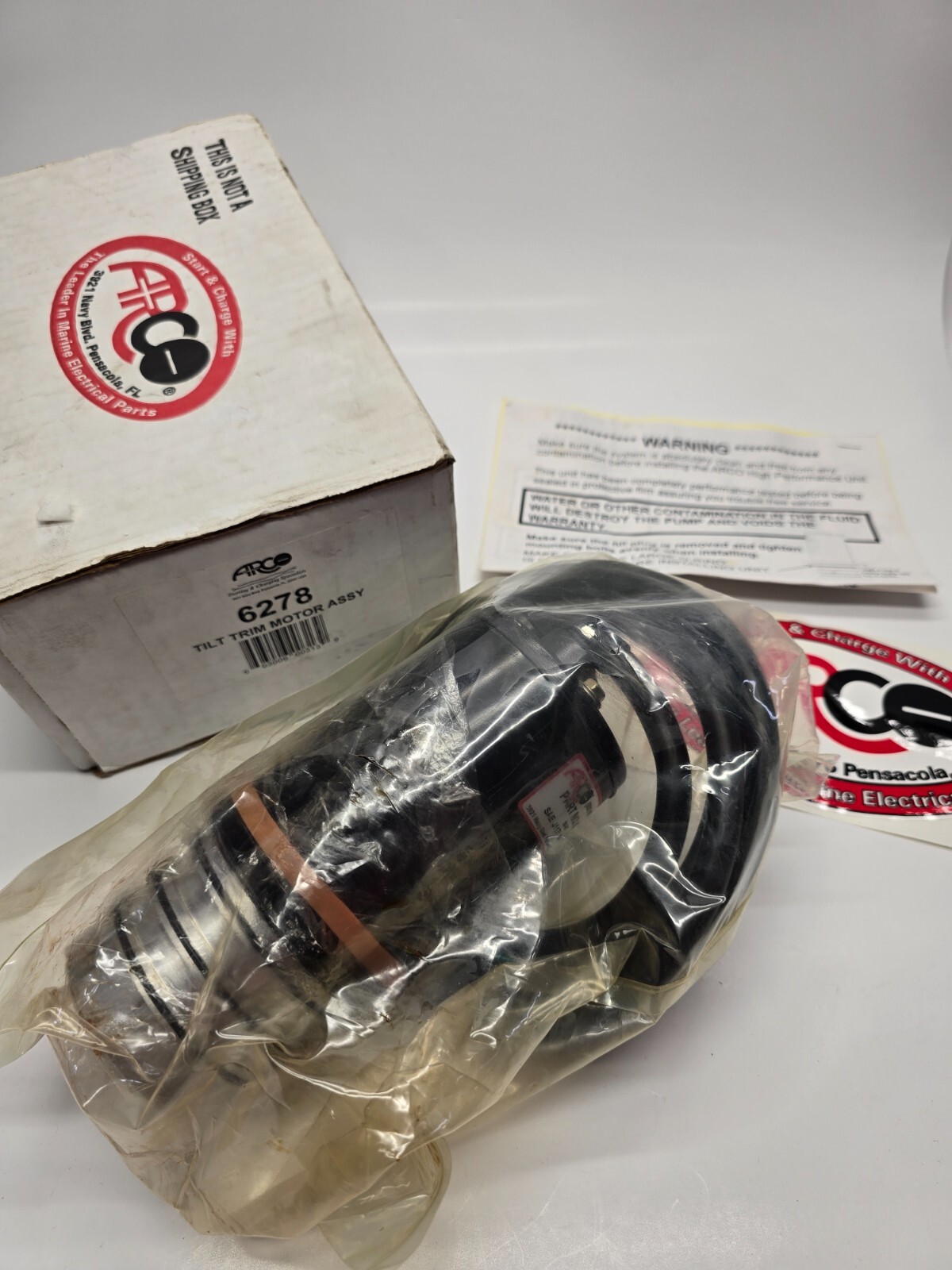NEW ORIGINAL ARCO 6278 TILT TRIM MOTOR MERCURY MARINER 35-220HP 3-WIRE ...