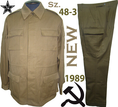 VERY RAR Sz.48-3 COTTON AFGANKA Soviet sand camo field uniform afghanka ...