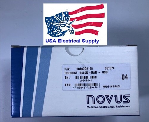 80480D2120 N480D-RAR-USB Novus Temperature Controller 100-240VAC | eBay