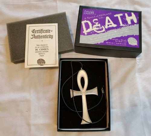 The Sandman Death Ankh Prop Necklace 583/800 Limited Edition Vertigo DC ...