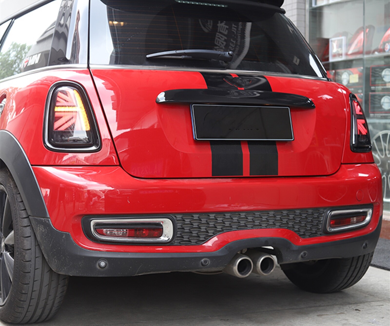 Black Headlight Taillight Frame Trim For Mini Cooper R55 R56 R57 2007 ...