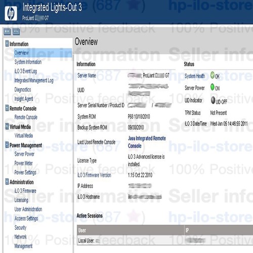 HPE iLO Advanced License iLO 2 3 4 5 Server FAST EMAIL GREAT DEAL ⚡️ ...