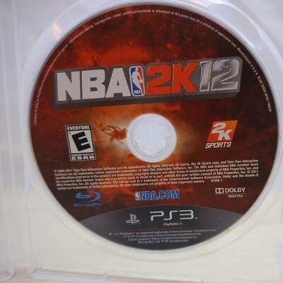 NBA 2K12 Playstation 3 Game Disc | eBay