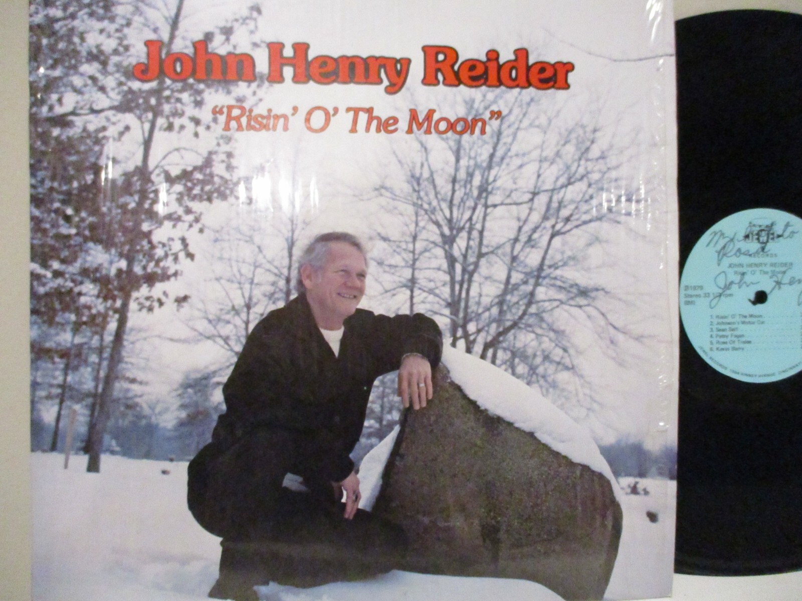 RARE INDIANA SIGNED LP - John Henry Reider "Risin' O' The Moon" NM ...