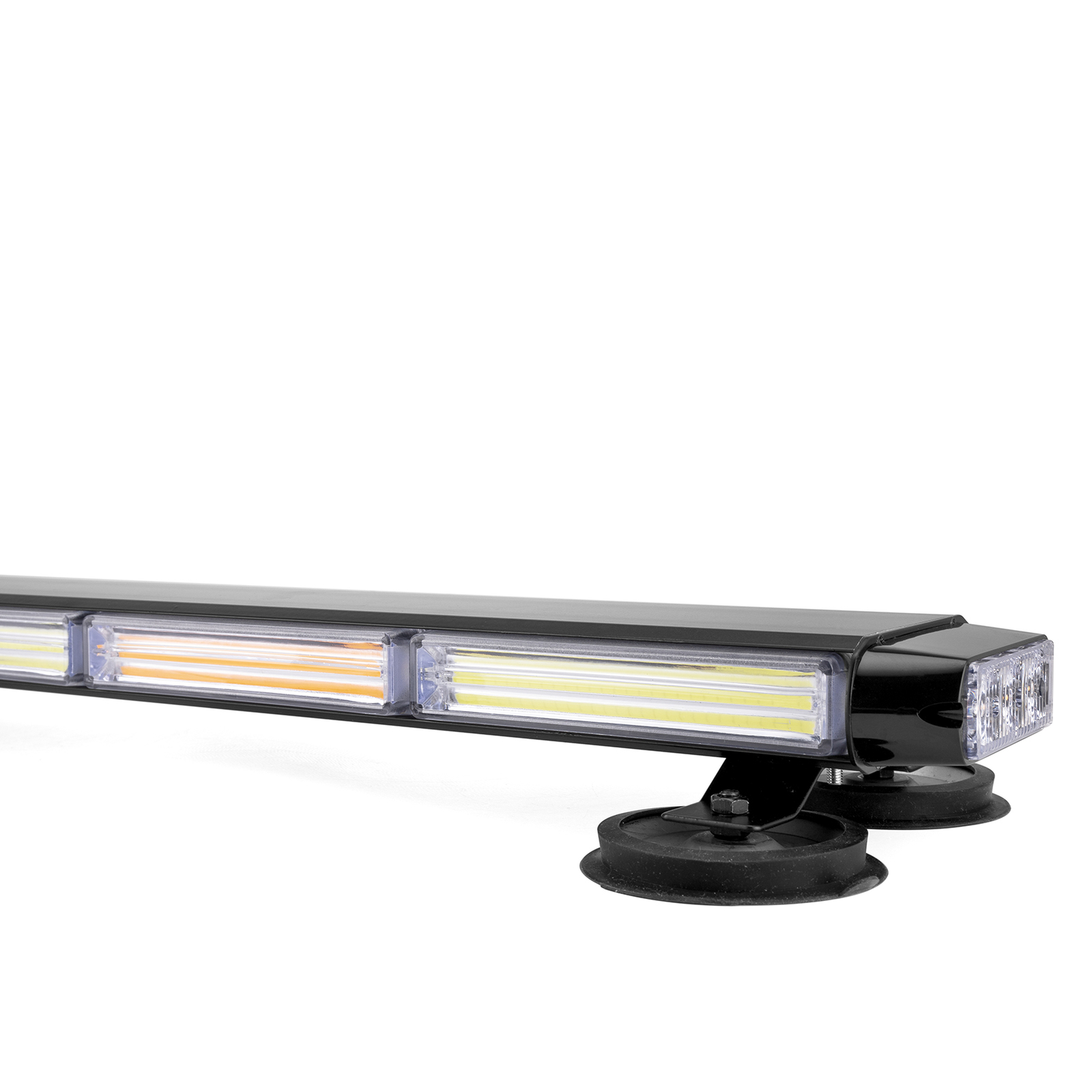 37'' White Amber COB LED Strobe Rooftop Flashing Light Bar Tow Trucks ...