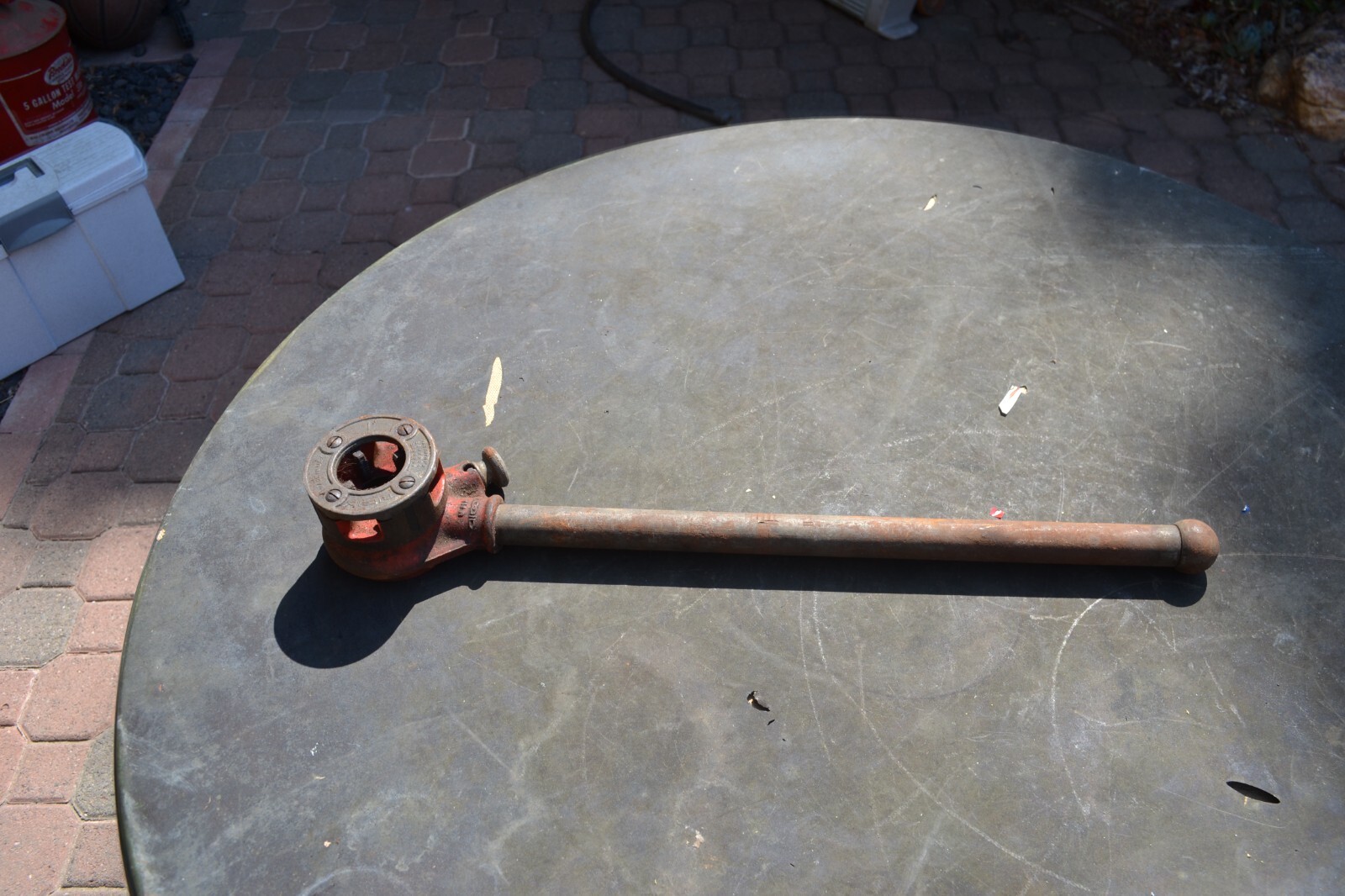 RIDGID 111-R Ratchet Drop Head Hand Pipe Threader With 1” Die | eBay