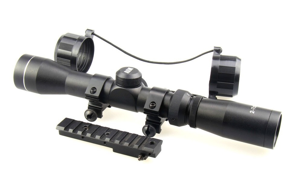 Mosin Nagant 2-7x32 Long Eye Relief Scope + M44 M91 30 Scout Mount ...