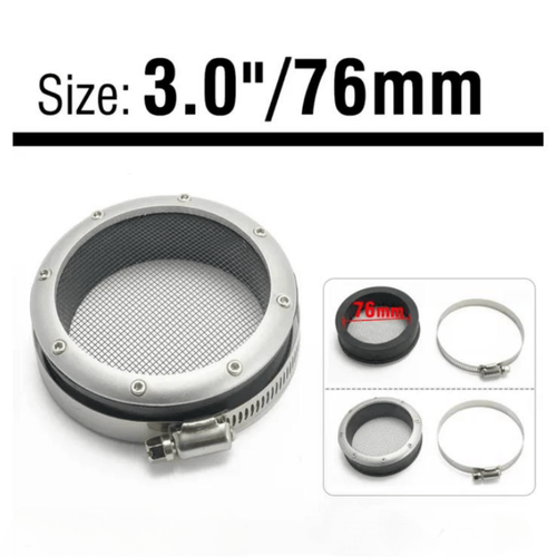 3" Turbo Inlet Grill Protector Guard Turbocharge Screen Mesh Inlet ...