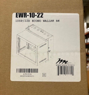 Middle Atlantic EWR-10-22 Wall Mount Rack (NIB) | eBay